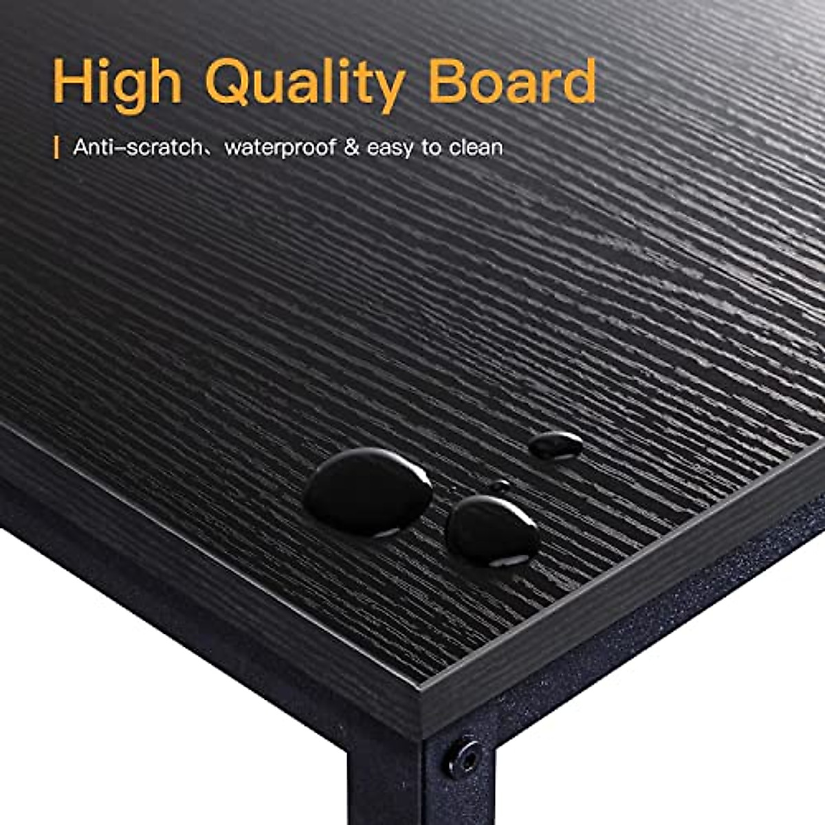 Coleshome 61" L Shaped Desk Computer Desk, L Desk Computer Corner Desk for Home Office Gaming Writing Workstation, Space-Saving, Easy to Assemble