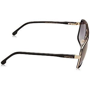 Carrera Men's 256/S Rectangular Sunglasses, Gold/Green Gold Mirrored, 58mm, 18mm