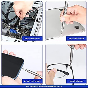 HengTianMei Screwdriver Sets 141 Piece Electronics Precision Screwdriver with 120 Bits Magnetic Repair Tool Kit for iPhone, MacBook, Computer, Laptop, PC, Tablet, PS4, Xbox, Nintendo, Game Console