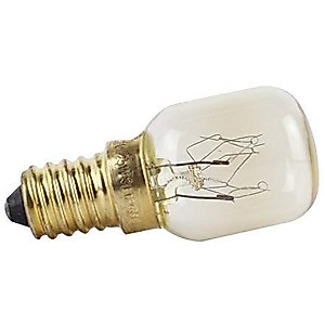 CTKcom 15W E14 Base 4173175 Oven Light Bulbs(6 Pack)- Microwave Light Bulbs 120V Heat Resistant Bulbs 300'C,Warm White Incandescent Light Bulb 360° Beam Angle,110-130V,6 Pcs