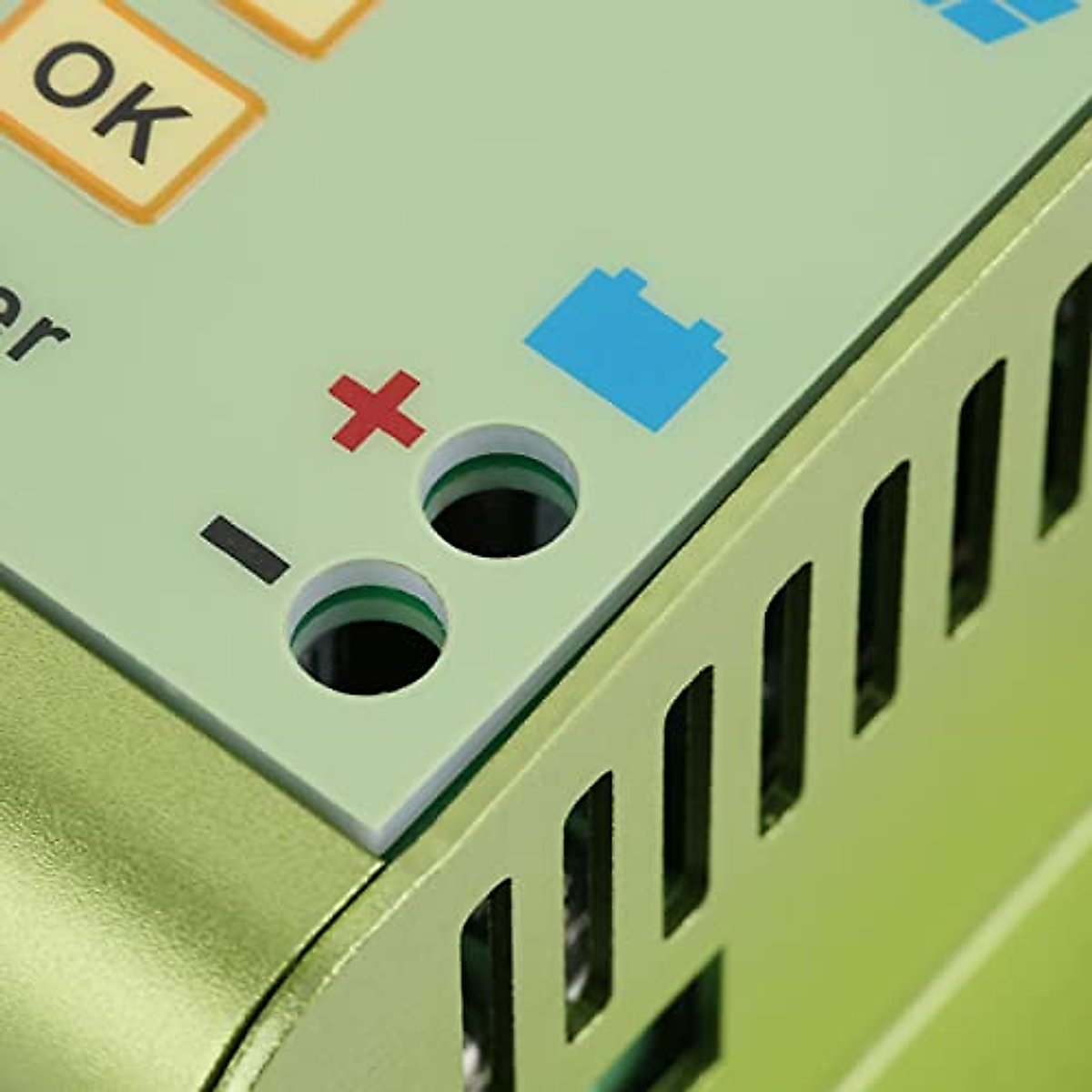 Akozon Solar Charge Controller LCD Display MPPT Solar Panel Charge Controller for Lithium Battery