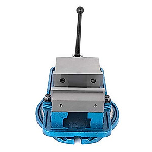 Happybuy 6 Inch Heavy Duty Milling Vise Bench Clamp Vise High Precision Clamping Vise 6 Inch Jaw Width with 360 Degrees Swiveling Base CNC Vise