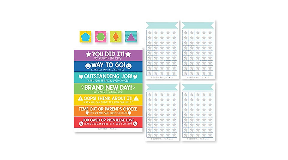 Magnetic Behavior Chart for Kids - Teach Responsibility