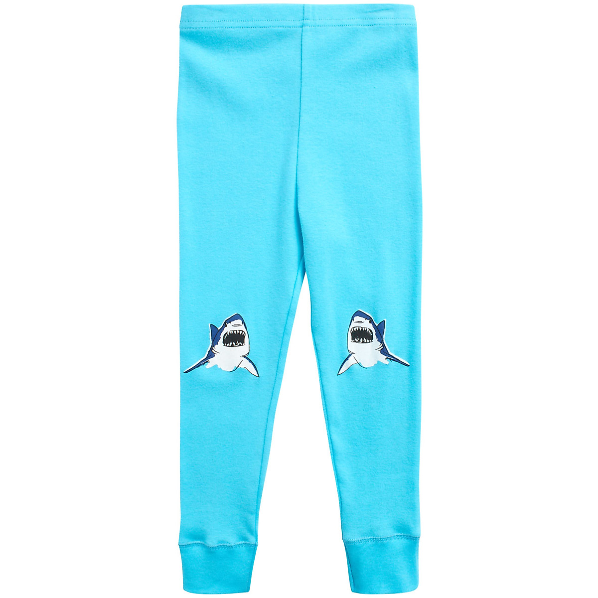 ONLY BOYS BabyToddler Pajama Set - 8 Piece Snug Fit Shirt and Sleepwear Joggers (Size 2T-4T), Size 2T, Red TrainsBlue Shark