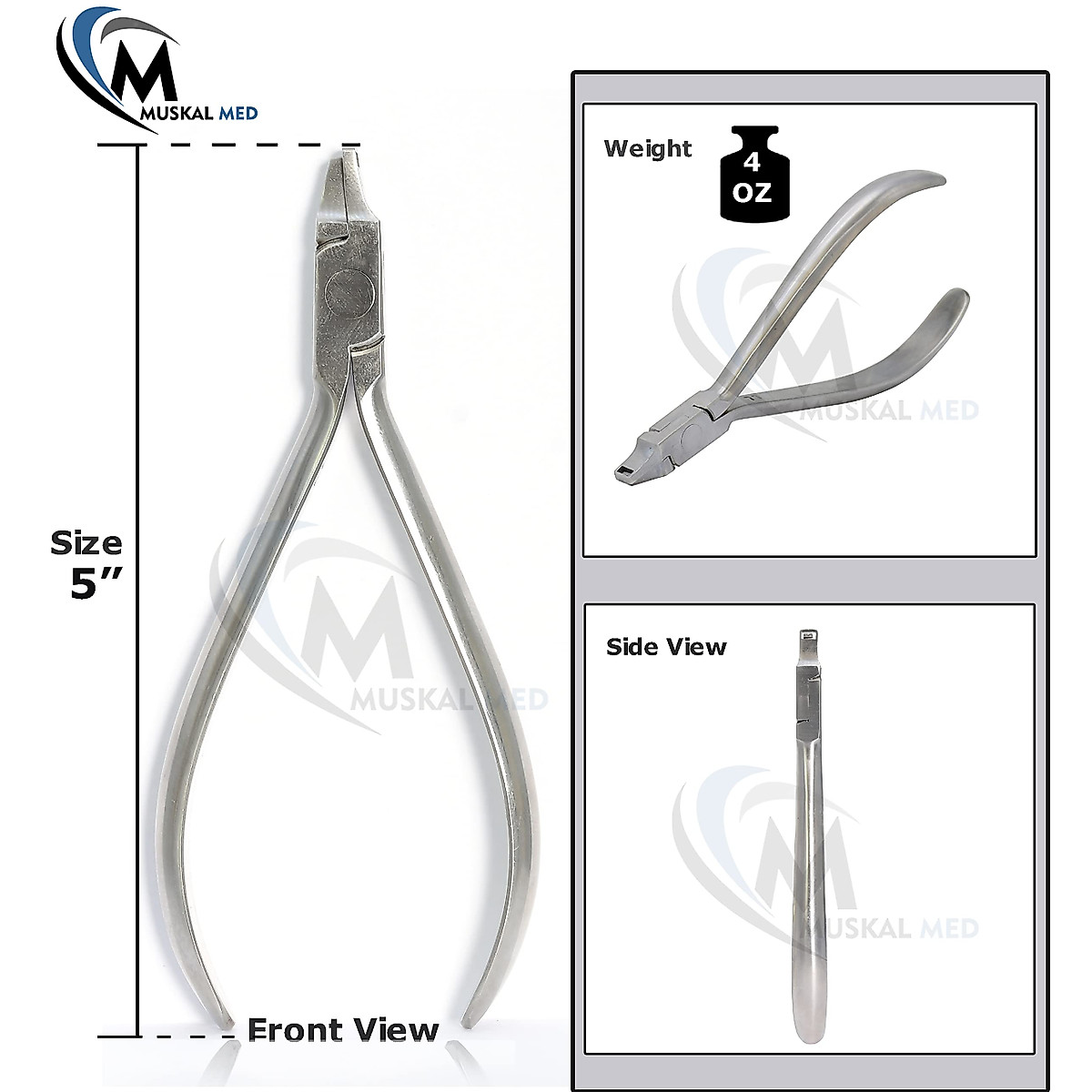 VISION TEK MED Orthodontic Dental Dimple Horizontal Plier Thermal Forming Retainer Clear Aligner Braces Plier