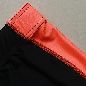 Muscle Alive Mens Bodybuilding Shorts Tights Polyester and Spandex Size M Plain Black