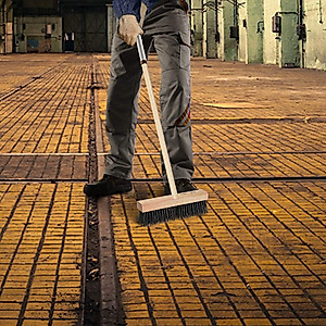 Osborn 52061SP Block Style Wire Broom Head, Heavy Duty Scrubbing and Sweeping, Cold Drawn Wire Fill Material, 12" Block Head Length, 2-3/8" Block Width, 2-1/2" Trim Length, 12-1/2" x 2-1/2" Brush Face