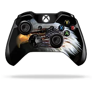 MightySkins Skin Compatible with Microsoft Xbox One or One S Controller - Eagle Eye | Protective, Durable, and Unique Vinyl wrap Cover | Easy to Apply, Remove, and Change Styles | Made in The USA