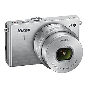 Nikon 1 J4 Digital Camera with 1 NIKKOR 10-30mm f/3.5-5.6 PD Zoom Lens (Silver) (Discontinued by Manufacturer)