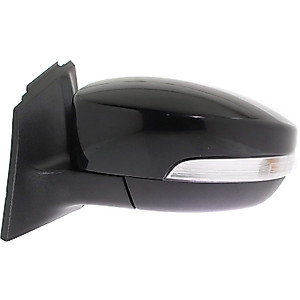 Kool Vue Driver & Passenger Side Power Heated Mirrors for Ford Focus 2015-2016 With Signal Light & Spotter Glass Paintable Sedan