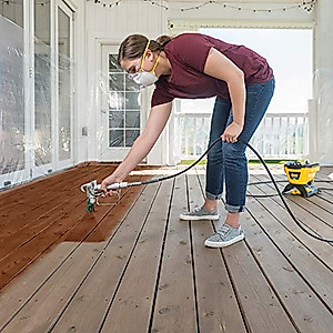 Wagner Spraytech 2422951 Control Pro 130 Paint Sprayer Kit, High Efficiency Airless Sprayer with Low Overspray & 12" Extension, 515 & 413 Tip for Large Projects, Yellow