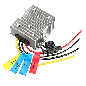 uxcell Voltage Converter Regulator DC/DC DC 36V to DC 12V 20A 240W Power Buck Transformer Waterproof