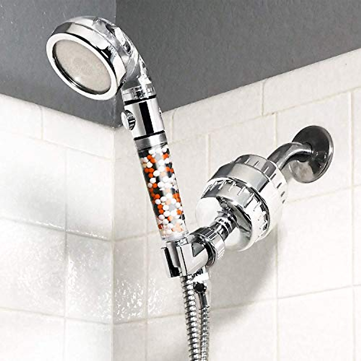 Original StoneStream® EcoPower Shower Head System — Handheld Showerhead Replacement Stones