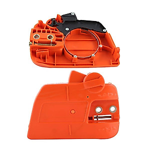 Chainsaw Bar Chain Brake, Clutch Sprocket Cover Chain Brake Electric Chainsaw Craftsman Chainsaw Chain Saw Assembly Fits for Husqvarna 350 235 235E 236 240 Chainsaw