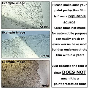 California HOV Stickers 3M Paint Protection Film - 2022 and 2023 (for Green and Yellow Stickers)