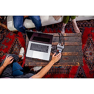 Zoom PodTrak P4 Portable Podcast Recorder with 4x AA Batteries, 32GB SD Card, USB-C to USB-C Cable and StreamEye Polishing Cloth