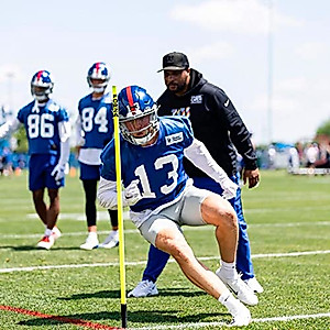 Net World Sports Forza Spring Loaded Agility Poles | Improve Endurance, Speed & Footwork - Available in Packs of 8 or 16 (Without Bases, Pack of 8, 5ft)