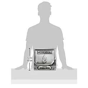 Monopoly: Star Wars The Mandalorian Edition Board Game, Inspired by The Mandalorian Season 2, Protect Grogu from Imperial Enemies, 2-4 players