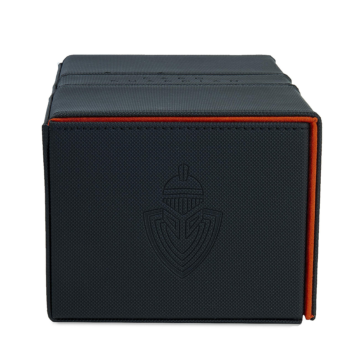 Card Guardian - Premium Double Deck Box (Black) for 200+ cards Trading Card Games TCG Perfect for Magic the gathering (MTG), Commander Deck, Yugioh Deck Box, Sports Card Storage Boxes