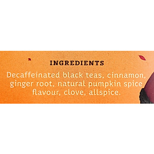 Decaffeinated Tea-Pumpkin Spice - 18 - Bag