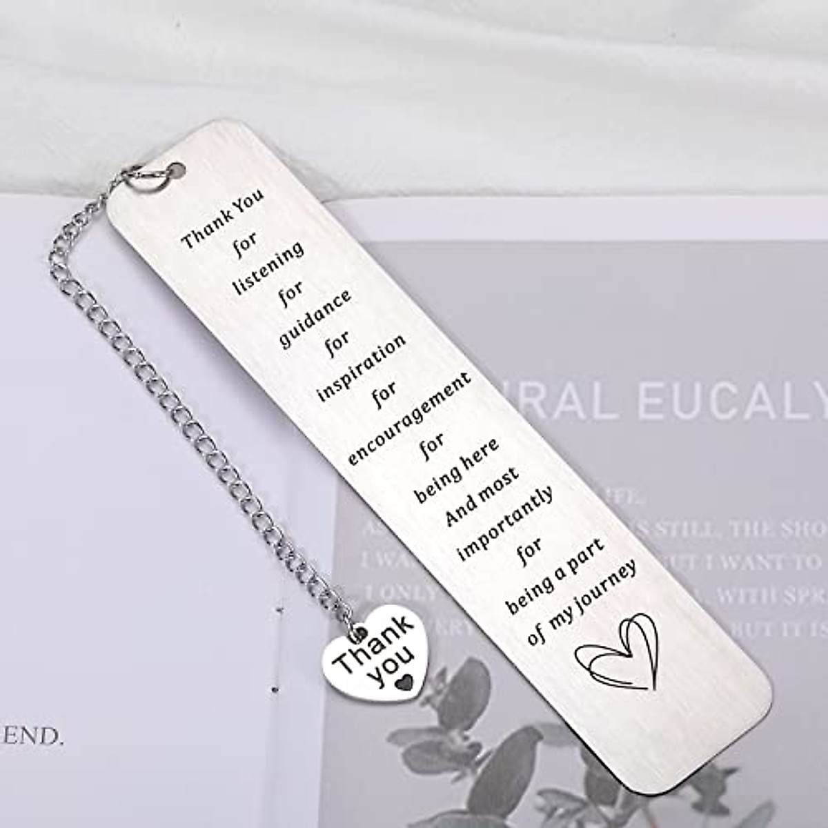 Boss Mentor Appreciation Gifts Bookmark for Men Women Thank You Leader Coworker Supervisor for Boss Day Christmas Retirement Birthday Office Gift for Teacher Principal Coach Going Away Farewell Him