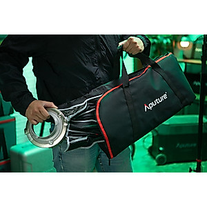 Aputure Light Dome Mini III Softbox,Bowens Mount Octagonal Softbox Quick-Setup Soft Light Modifier for Video Light Aputure Amaran 200/100/300c/150c/60d s/60x s