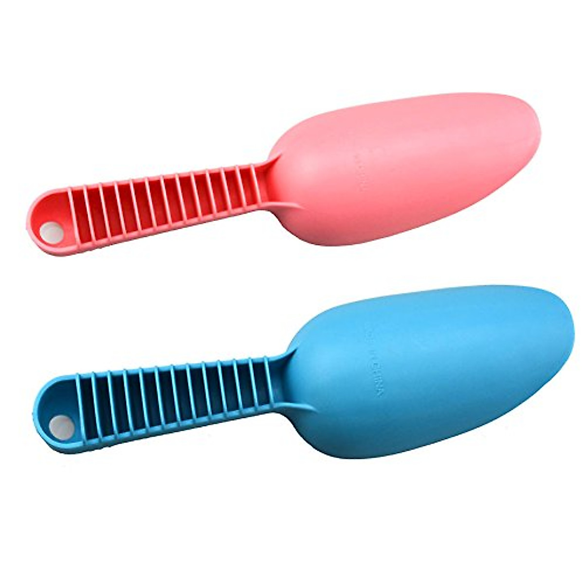 Annymall Composite Muti-Functional Scoop, 2 Piece Plastic Homegrown Gardening Tool Flowerpot Shovel Scoop, Pet's Food Scoop, Beach Sand Shovel 10‘’