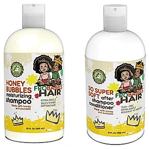 Frobabies Hair Honey Bubbles Shampoo 12oz & So Super Soft Conditioner 12oz