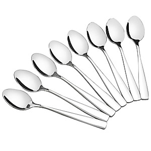 HOMMP 16-Piece Stainless Steel Teaspoons, 5.9-Inch