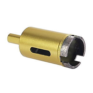 1 Inch Masonry Drill Bit for Concrete Diamond Hole Saw Heavy Duty Dry Core Hole Saw for Concrete, Pavement Stones, Quartz, Granite, Brick, Cinder Block Extra Long Depth of Cut