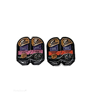 Sheba Perfect Portions Pate Wet Cat Food Cuts in Gravy Variety Pack All Flavors, Beef, Chicken, Salmon, Turkey, Tuna, White Fish, Multipack (24 Servings) with Lara's Booklet Bundle