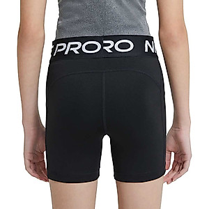Nike Girls Nikepro 3IN Short DA1033-010 Size L Black/White