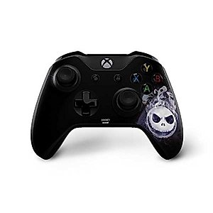 Skinit Decal Gaming Skin Compatible with Xbox One X Controller - Officially Licensed Disney Jack Skellington Space Design