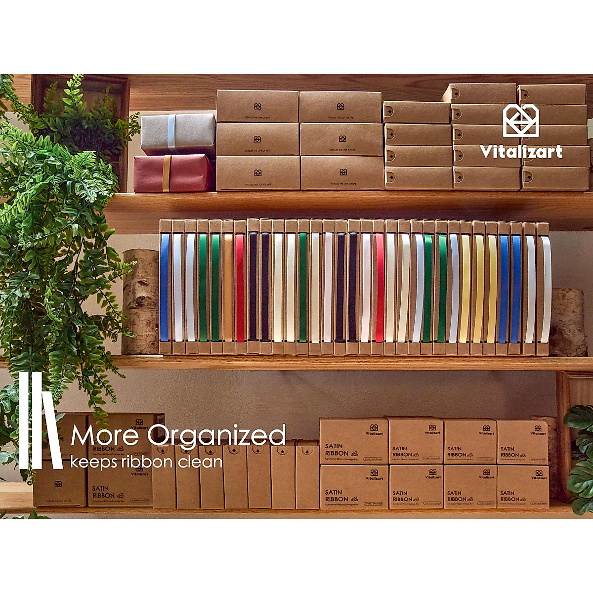 Vitalizart Black Ribbon for Gift Wrapping 3/8" x 100Yd Double Face Continuous Functional Satin Ribbon for Crafts Silk Like Fabric Flower Bouquet Birthday Party Decorations Bridal Shower Wreath Hair