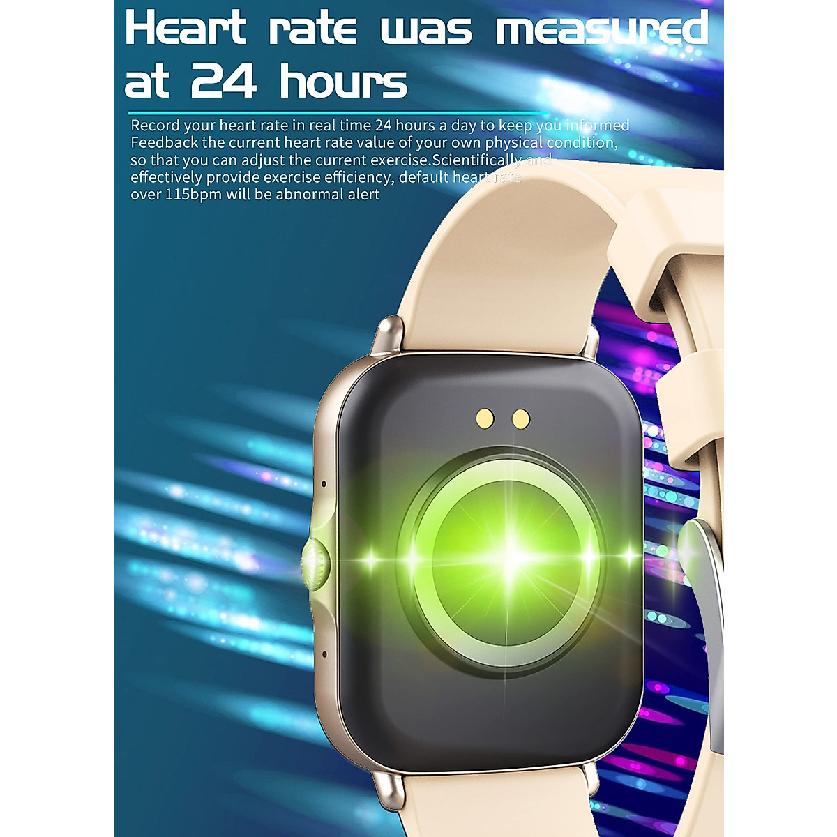 Yihou Smart Watch for Android Phones Compatible iPhone (Dial/Answer Call) Smart Watch with Text and Call Fitness Tracker Sport Watch Pedometer Step Counter Sleep Full Touch Screen Smartwatches