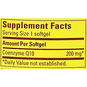 Nature Made CoQ10 Coenzyme Q10 200 mg - 2 Bottles, 140 Softgels Each