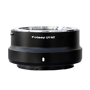 Fotasy Contax CY Lens to Nikkor Z Mount Adapter, Contax Yashica C/Y NKZ Mount Adapter, CY to Z, Compatible with Nikon Z Mount Mirrorless Camera Z 30 Z 50 Z 5 Z 6 Z 7 Z 6II Z 7II z fc Z 9