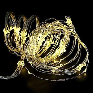 Talany Outdoor Solar String Lights, Indoor/Outdoor Solar Christmas String Lights Solar Light String Warm White Garden Stake Lights for Home Garden for Christmas Party