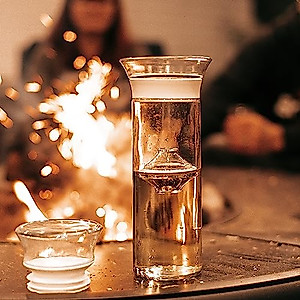 Savino | Glass Wine Saving Carafe | Clear | 750ml | For Non-Sparking Wines | Luxury Glass Wine Preserver | Dishwasher Safe & Shatterproof | Fresh Up to 7 Days | Wine Saver | Wedding Gift