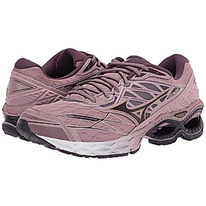 Mizuno Women's Wave Creation 20, Woodrose/Plum Perfect, 9