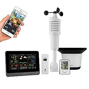 La Crosse Technology 328-10618-INT Wireless WiFi Professional Weather Center , Black