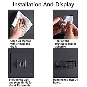 Hair Blow Dryer Holder Wall Mount, Bathroom Storage Hair Styling Tool, Organizer Basket fits Hair Dryer, Flat Iron, Curling Wand, Hair Straightener, Black