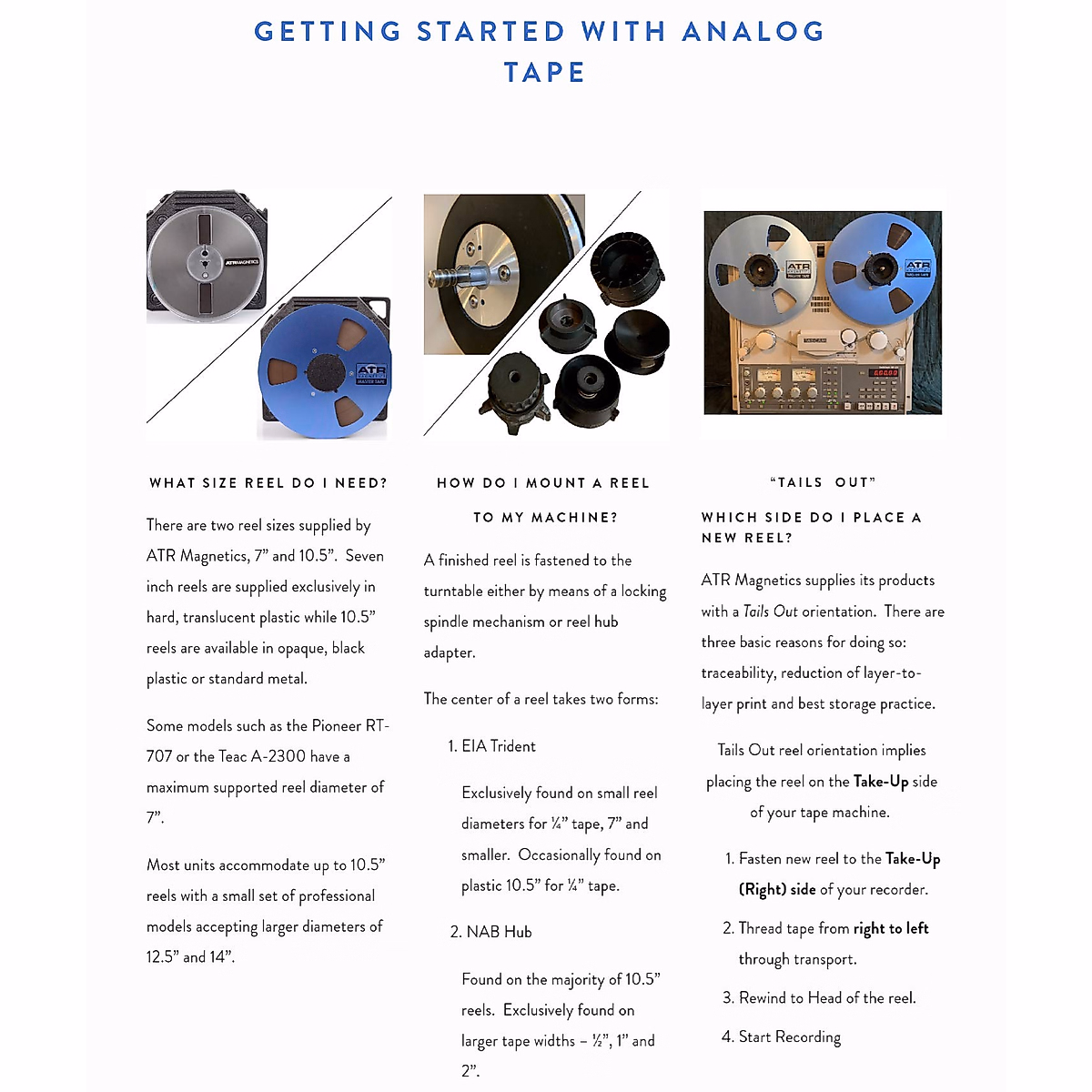 1/4" MDS-36 Pancake Tape Reel - Long Play - 3600ft - 1mil