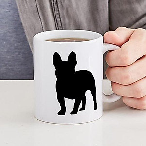 CafePress French Bulldog Silhouette Ceramic Coffee Mug, Tea Cup 11 oz