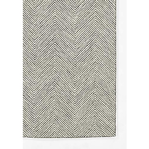 Momeni Charles Wool Hand Tufted Contemporary Indoor Area Rug, Grey, 2'3" X 8' Runner