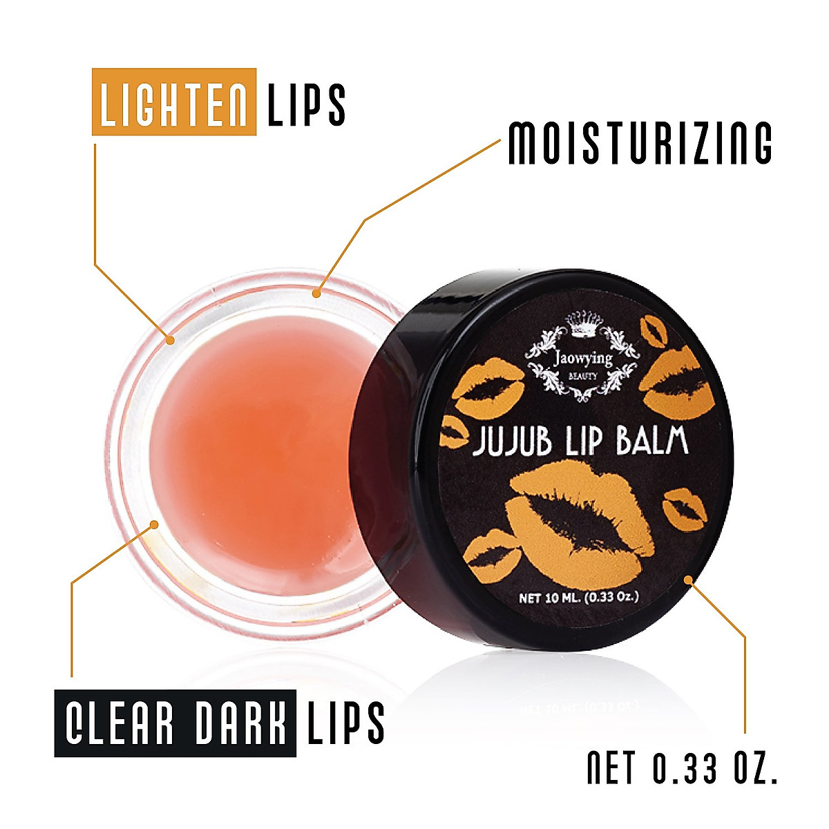 Pineapple Lightening Lip treatment for Dark Lips - Rich shea butter, Softens, Hydrates and Nourishes - Net 0.33 Oz (10 g.)