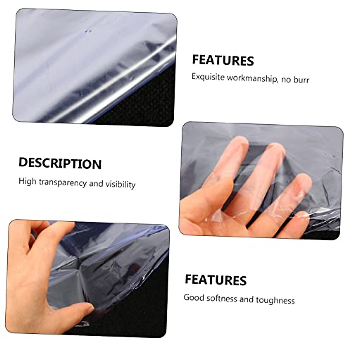 TEHAUX 100pcs Shrink Bag Plastic Packaging Bags Clear Packaging Bags Clear Wrapping Paper Heat Shrink Bags Heavy Duty Wrapping Paper Wrap Bags Shrink Film Bags Heat Shrink Film Bags Pof