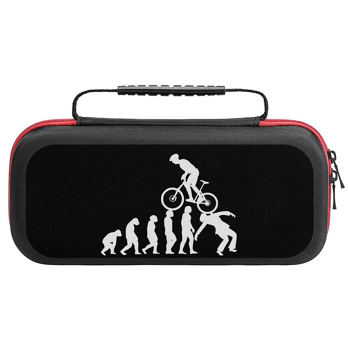 Evolution MTB Mountain Biking Bike Storage Case for Switch Game Console and Accessories, Traveling Carrying Case Bag Game Bag