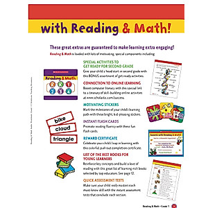 Reading & Math Jumbo Workbook: Grade 1