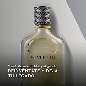 Styletto Eau de Toilette, Long-Lasting Fragrance Cologne for Men, Woody, 3.4 Ounce